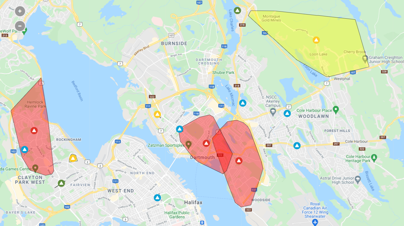 Fall storm knocks out power to thousands in Nova Scotia | Surge 105